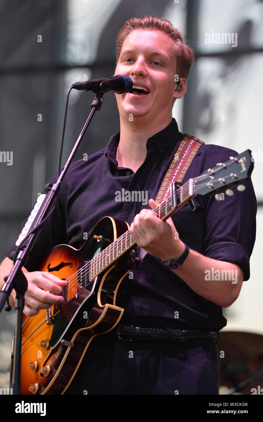 Glasgow, UK. 14th July, 2019. George Ezra live in Concert at TRNSMT ...