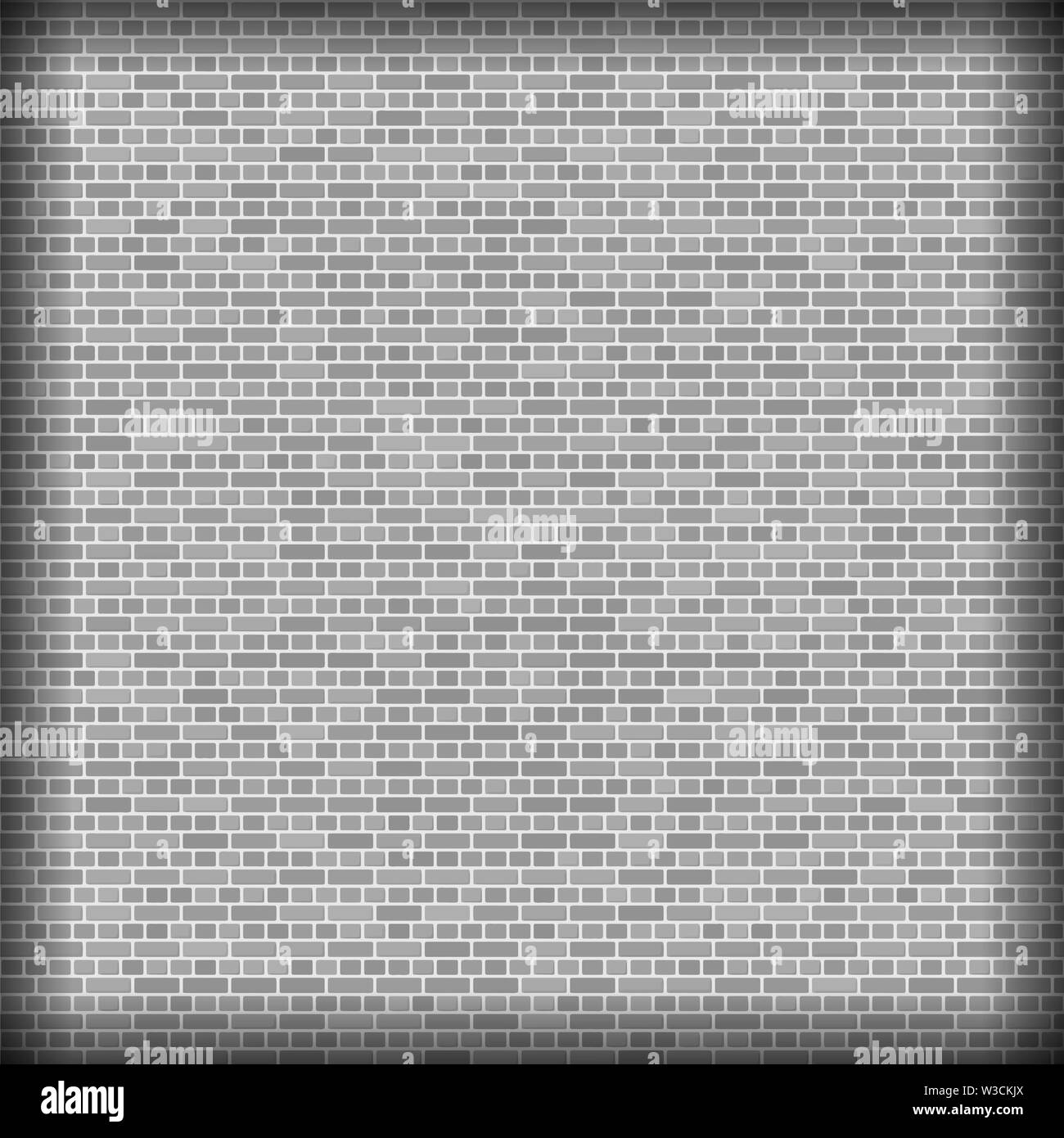 Brick Wall Background. Abstract Grey Brick Pattern Stock Photo - Alamy