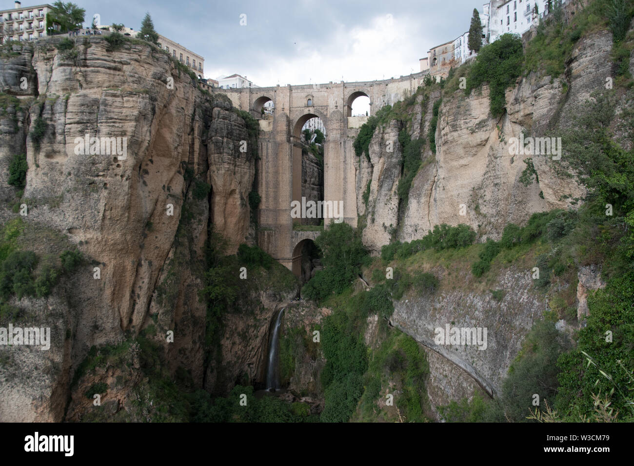 Puente Nuevo one of the most spectacular bridges in Spain spans a ...
