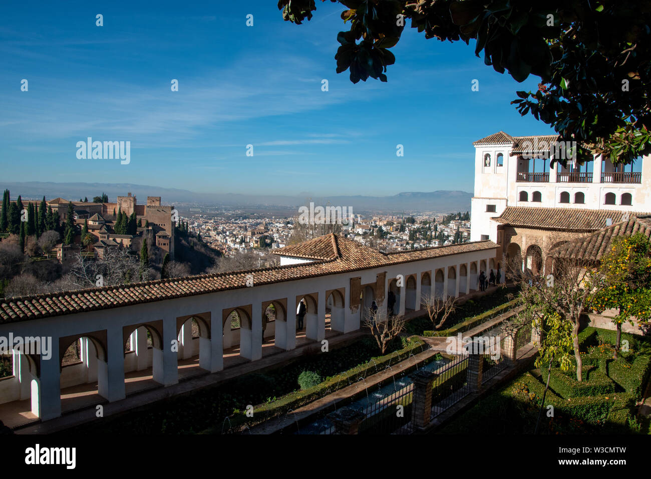 The Palacio de Generalife was the summer palace of the Nasrid rulers of ...