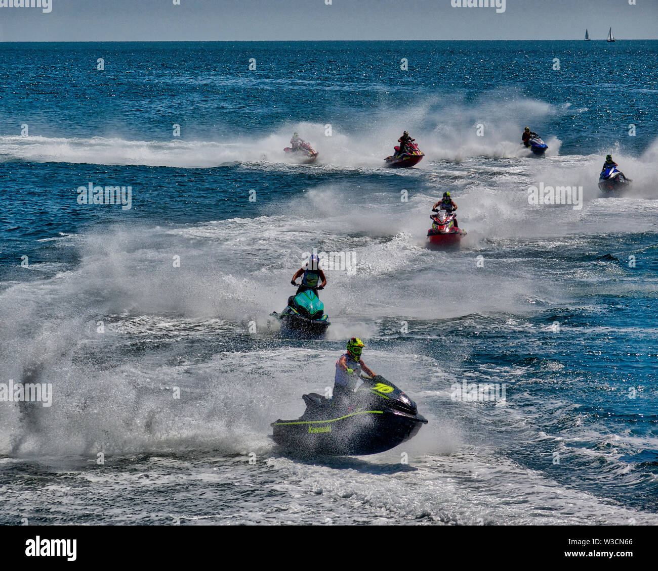 GB - DEVON: 2019 Aqua Cross UK championships in Tor Bay to the South of ...
