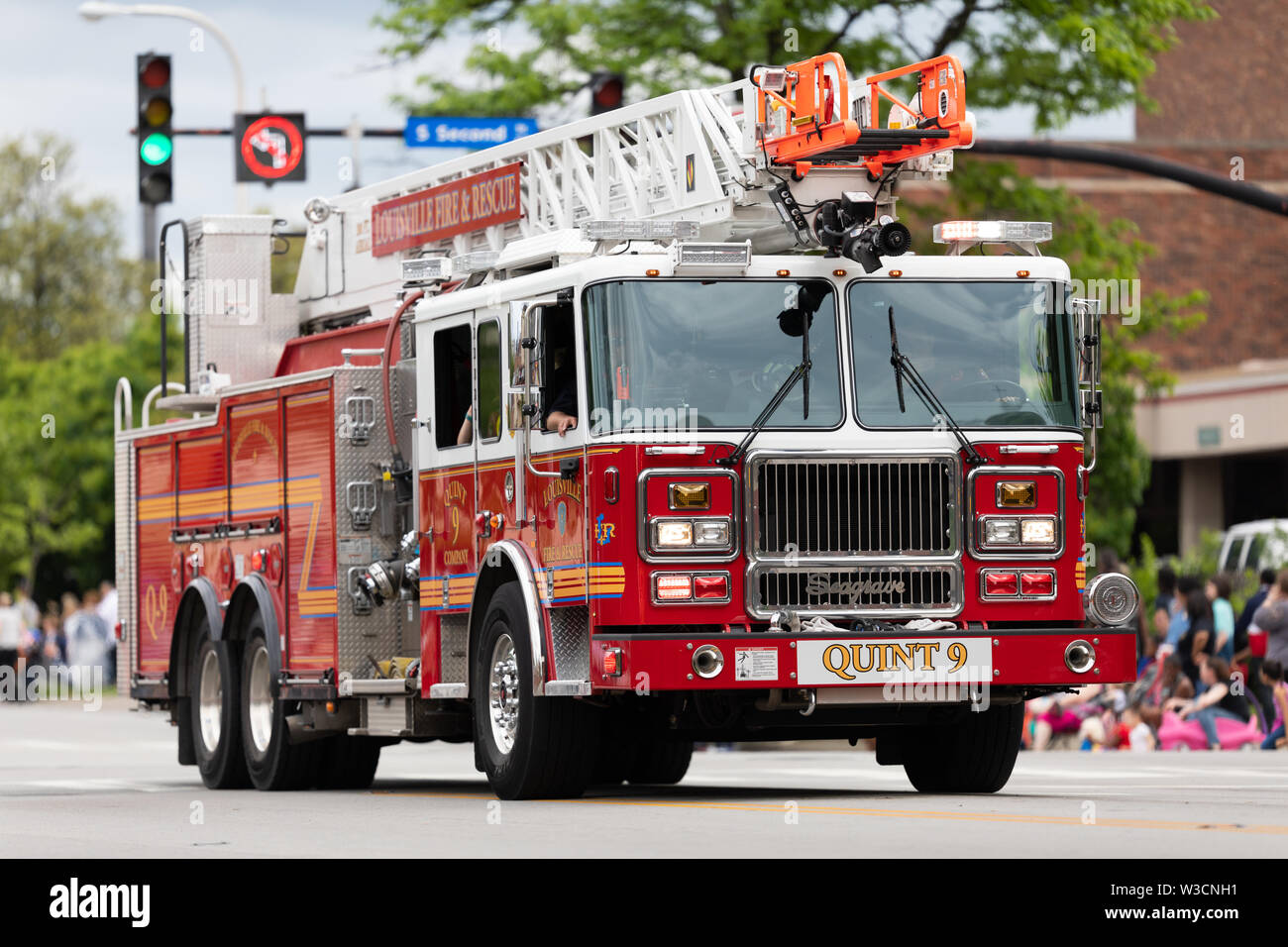 Seagrave fire truck hi-res stock photography and images - Alamy