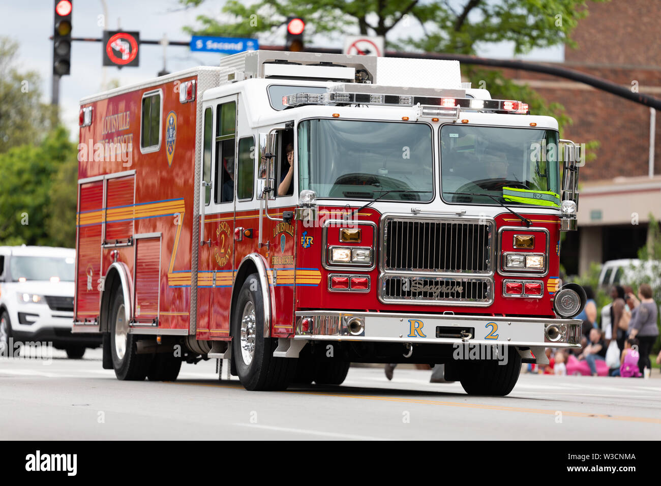 Seagrave fire truck hi-res stock photography and images - Alamy