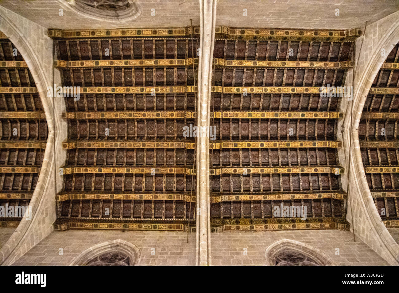 Library of the cathedral of barcelona hi-res stock photography and ...