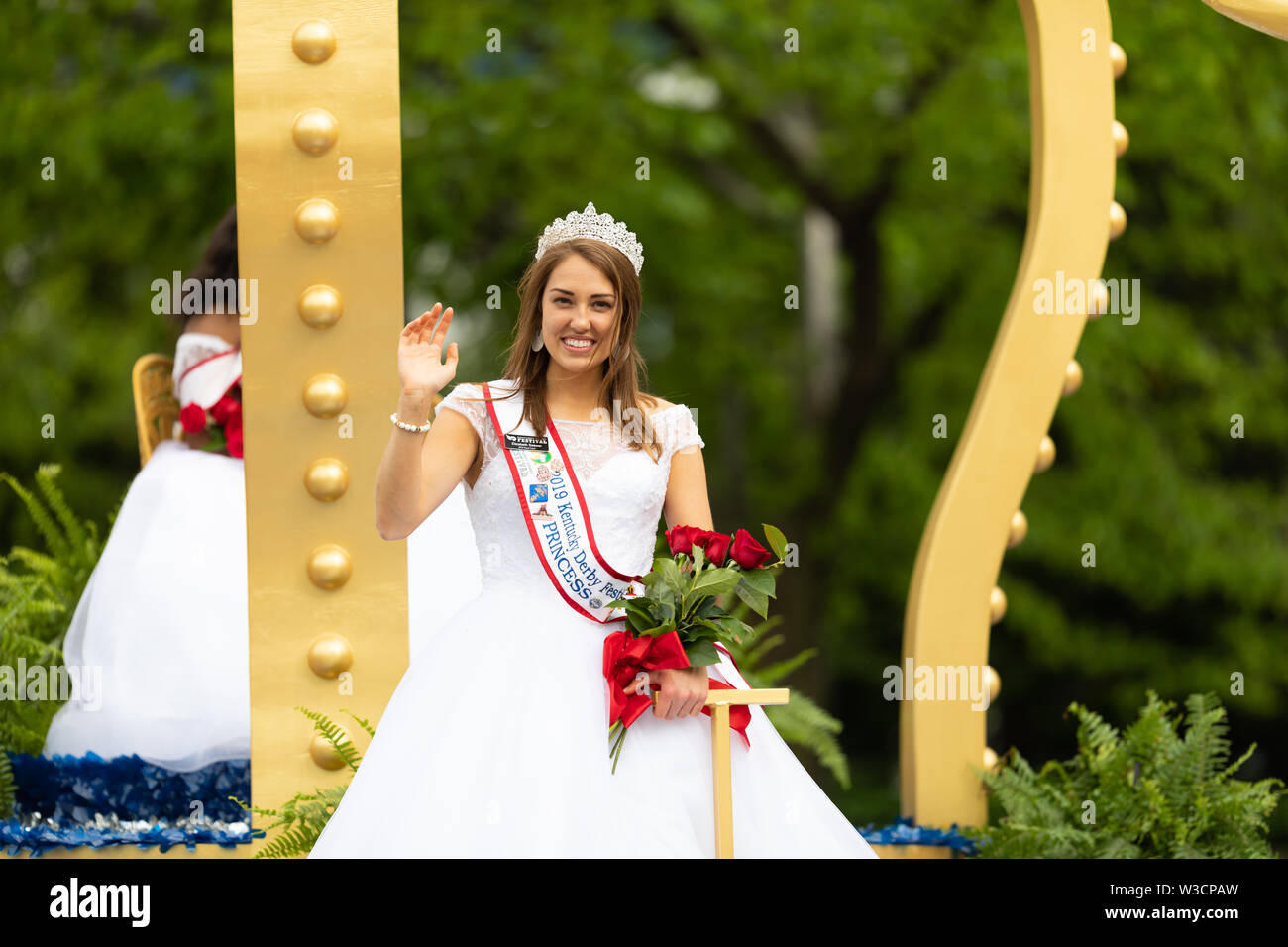 Louisville, Kentucky, USA - May 2, 2019: The Pegasus Parade, Float ...