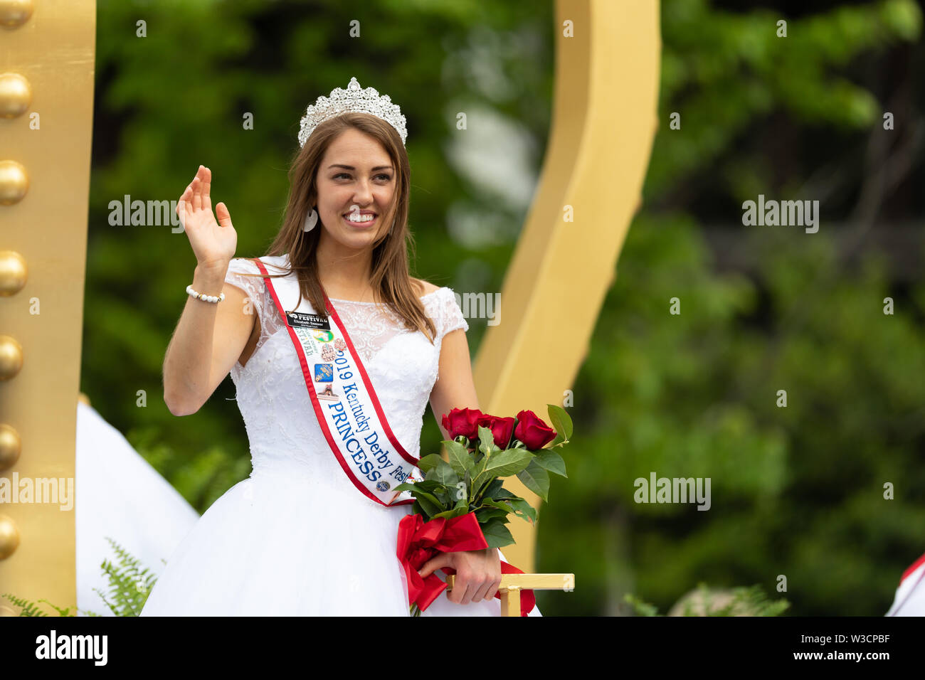 Louisville, Kentucky, USA - May 2, 2019: The Pegasus Parade, Float ...