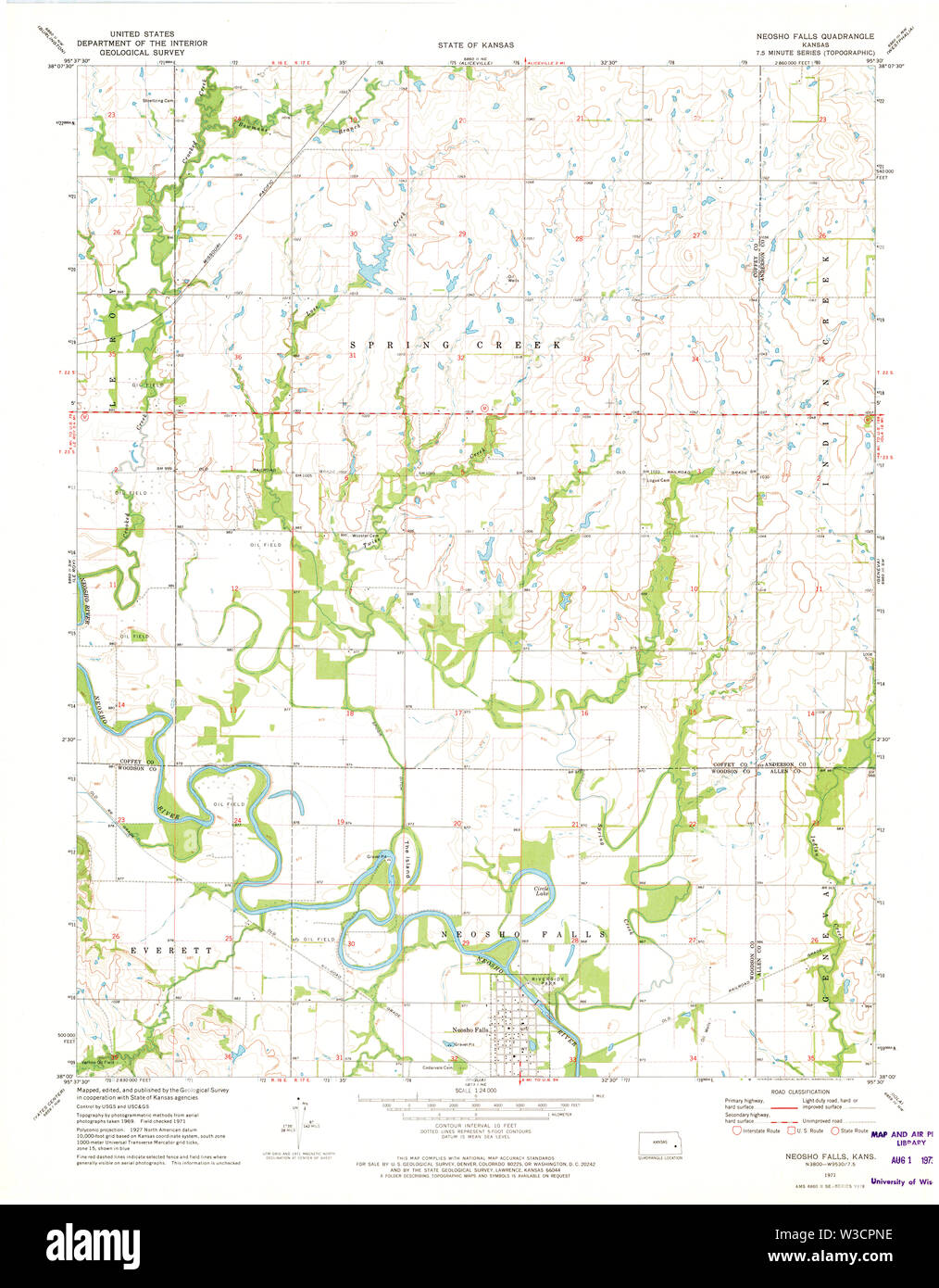 Map of neosho hi-res stock photography and images - Alamy