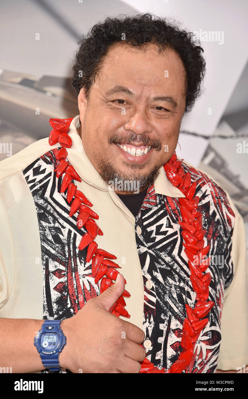 HOLLYWOOD, CA - JULY 13: Kelemete Misipeka attends the Premiere Of ...