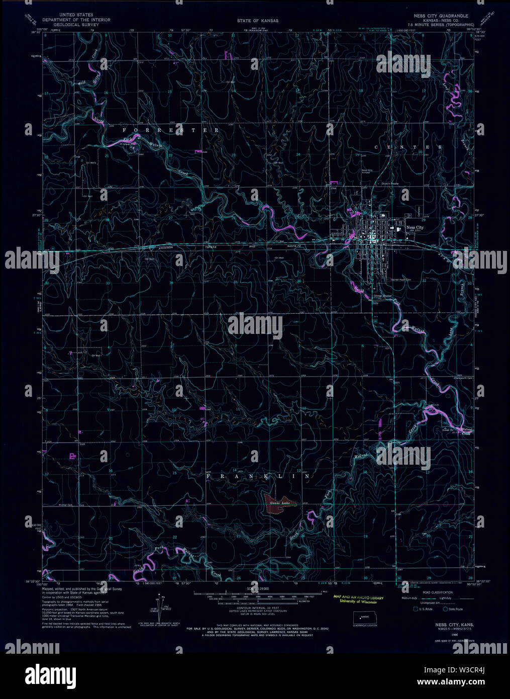 Map of ness city hi-res stock photography and images - Alamy