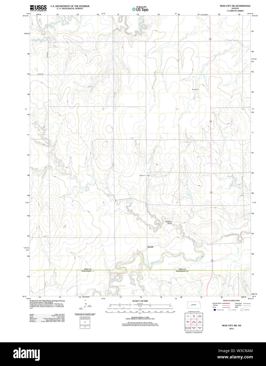 Map of ness city hi-res stock photography and images - Alamy