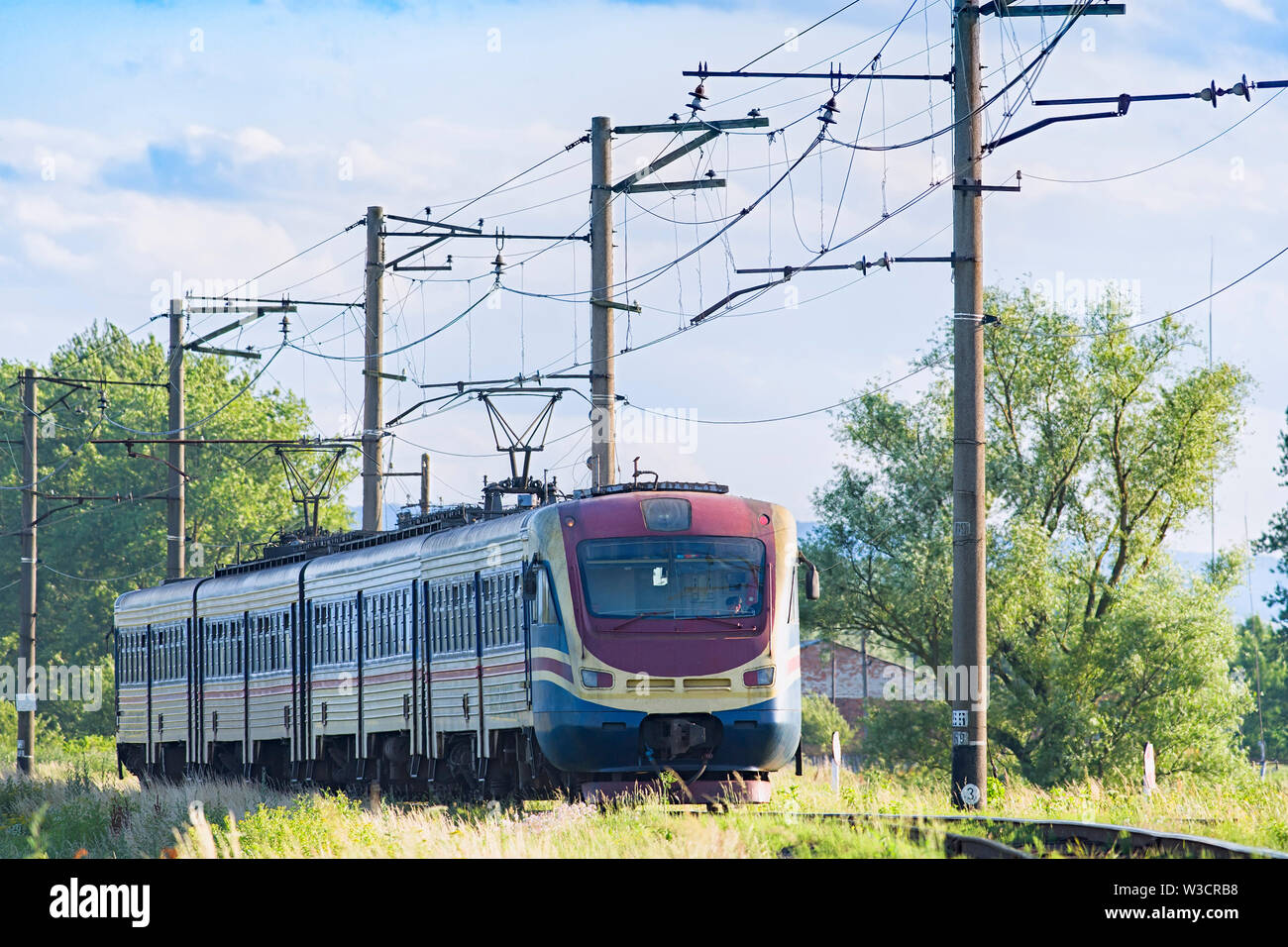 Suburban electric train hi-res stock photography and images - Alamy