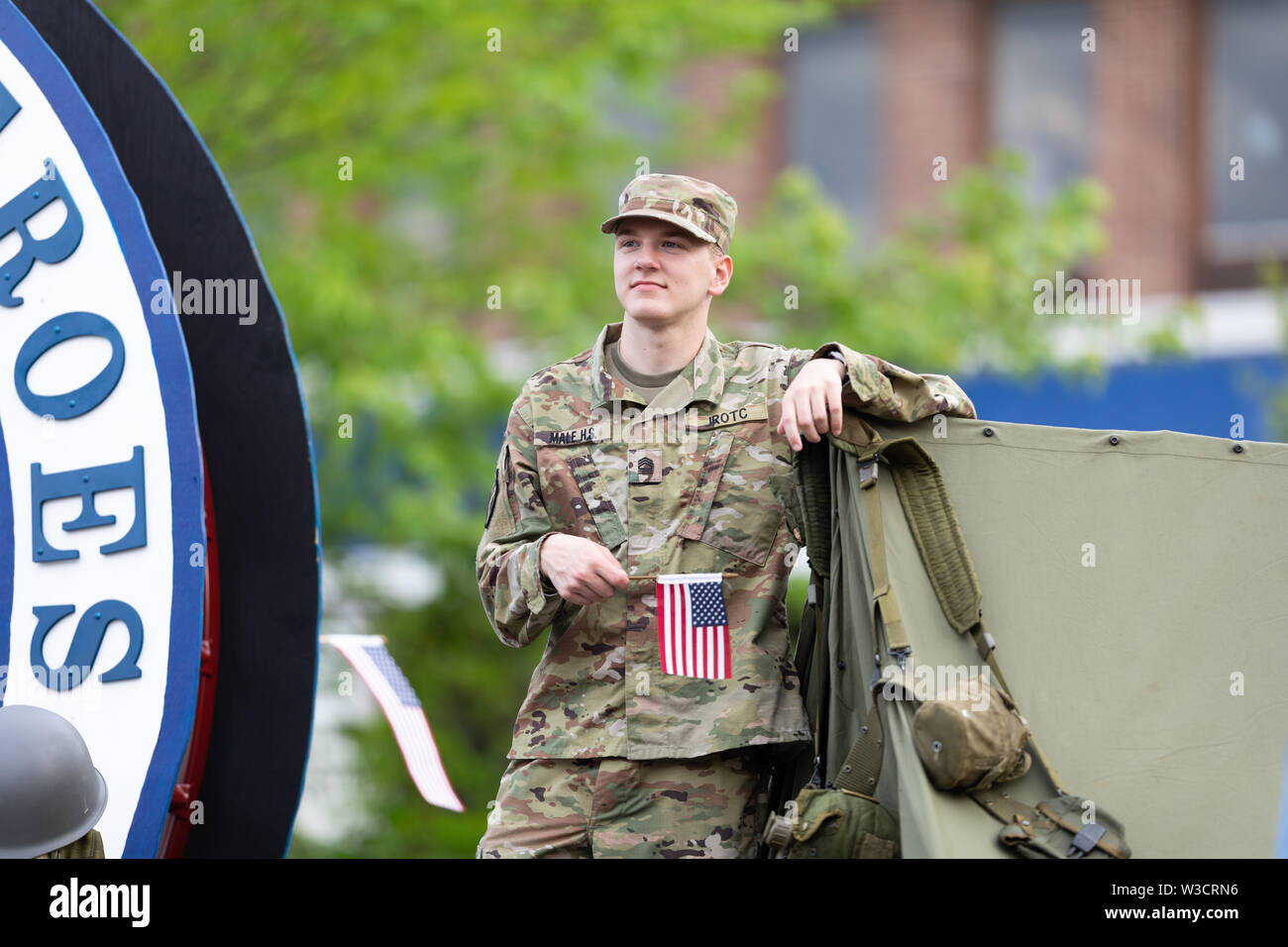 Louisville, Kentucky, USA - May 2, 2019: The Pegasus Parade, Float ...