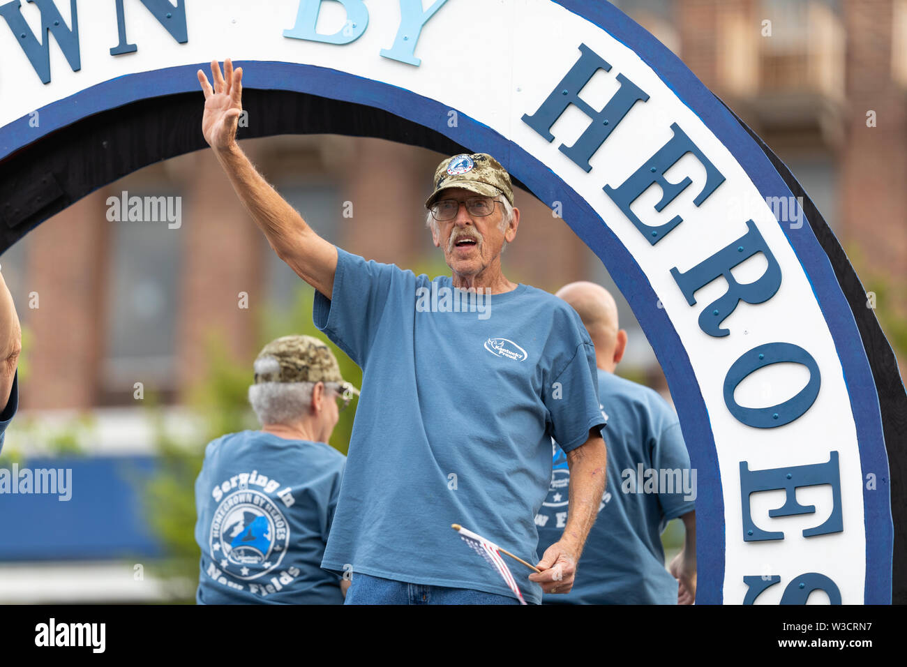 Louisville, Kentucky, USA - May 2, 2019: The Pegasus Parade, Float ...
