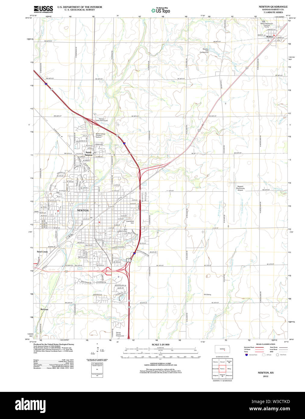 Map of newton Cut Out Stock Images & Pictures - Alamy