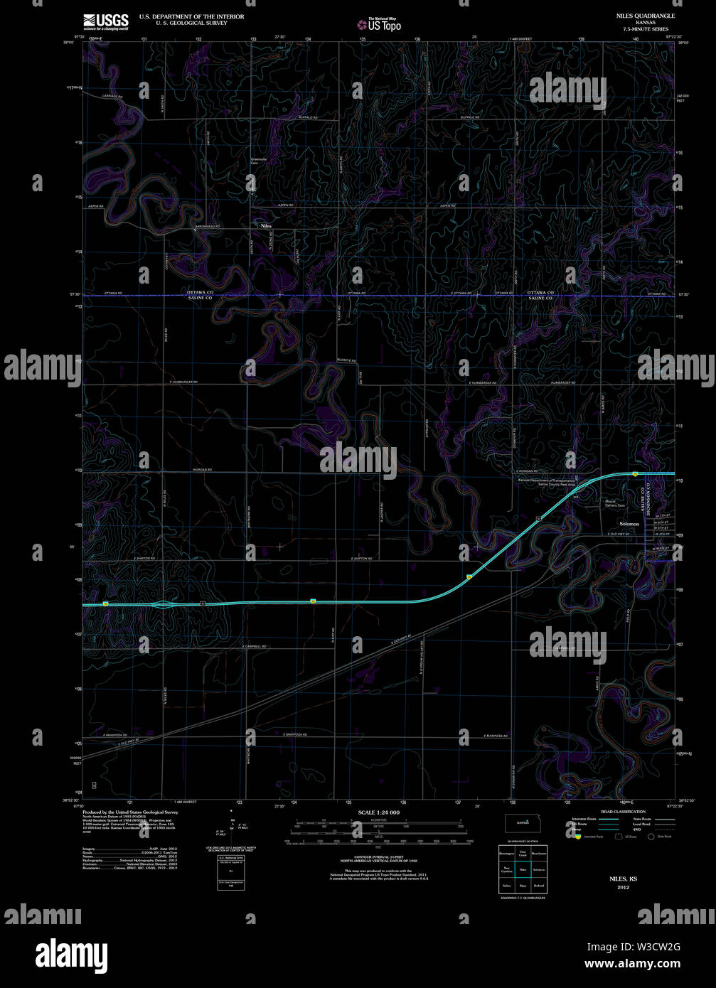Map of niles hi-res stock photography and images - Alamy