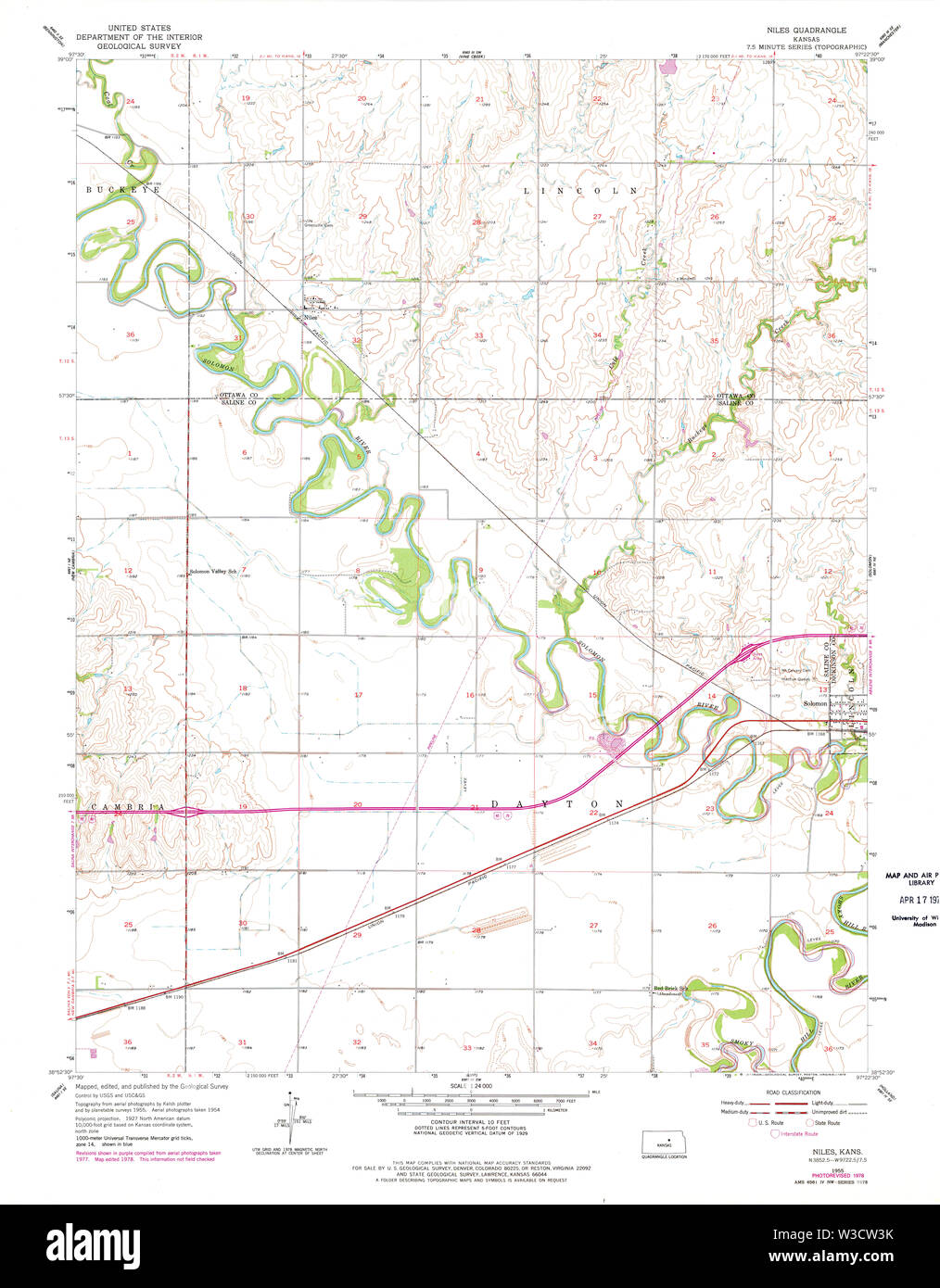 Map of niles hi-res stock photography and images - Alamy
