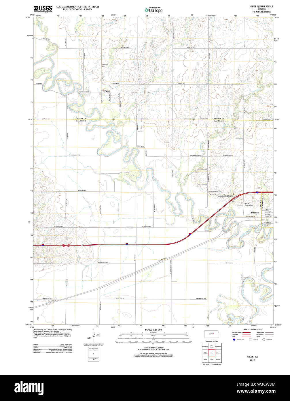 Map of niles hi-res stock photography and images - Alamy