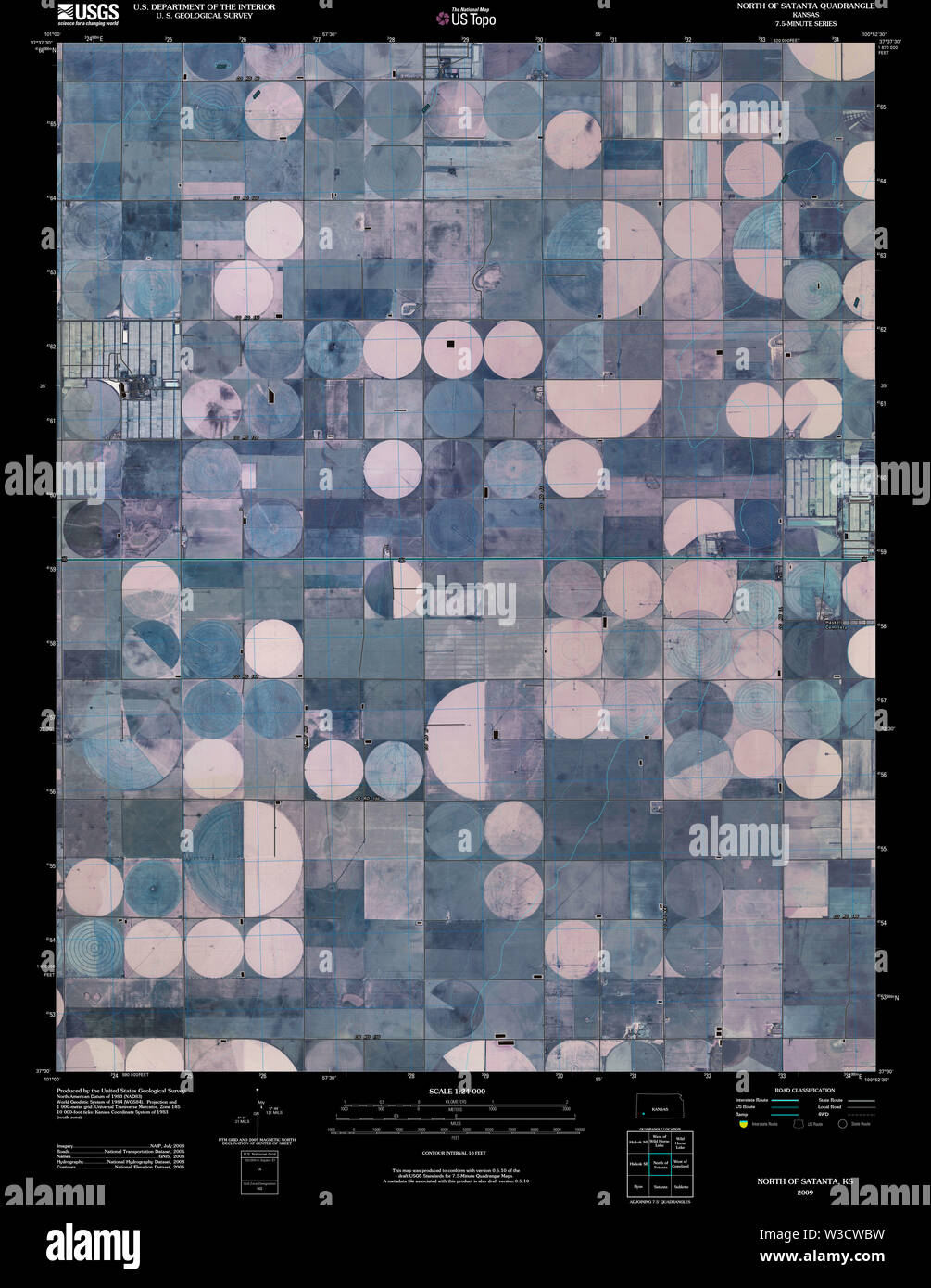 Satanta kansas map hi-res stock photography and images - Alamy