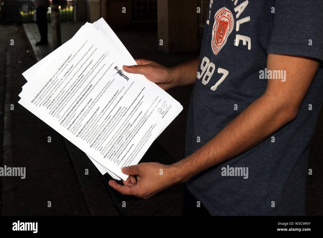 Team AOC Know Your Rights, New York, USA Stock Photo - Alamy