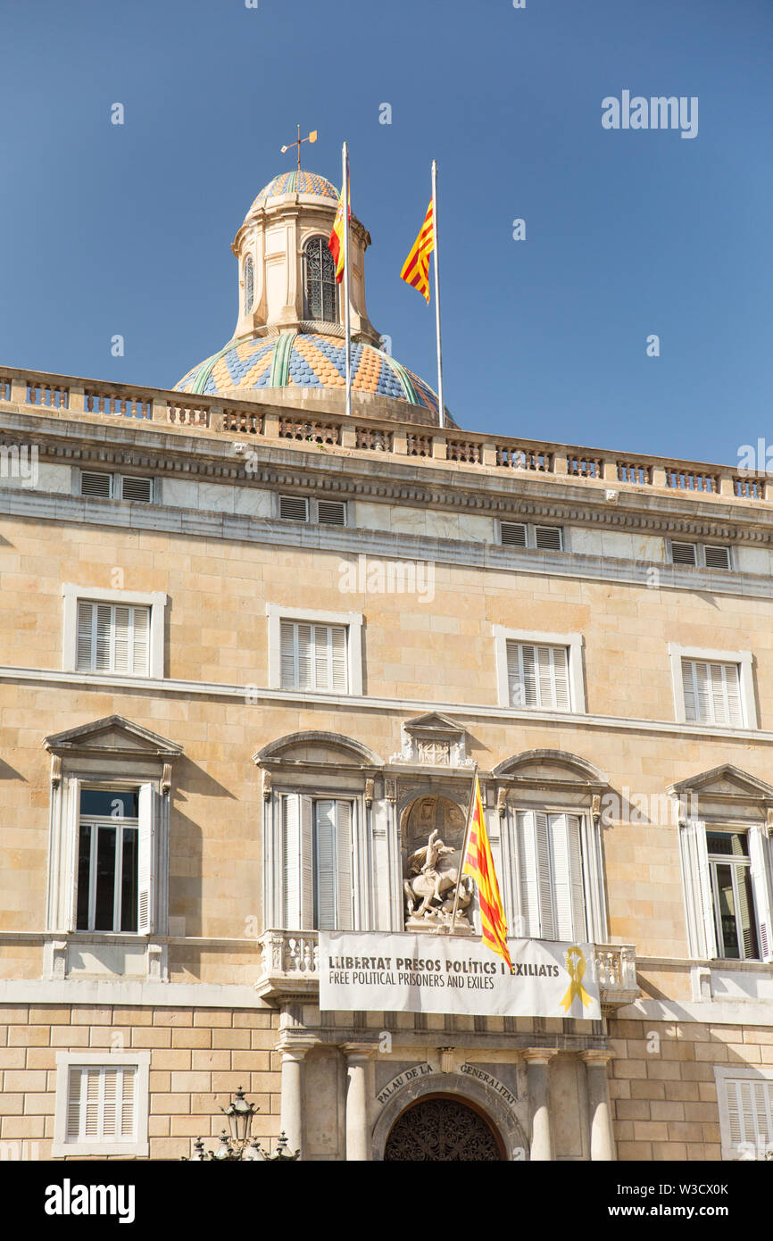 Palace of the government of catalonia hi-res stock photography and ...