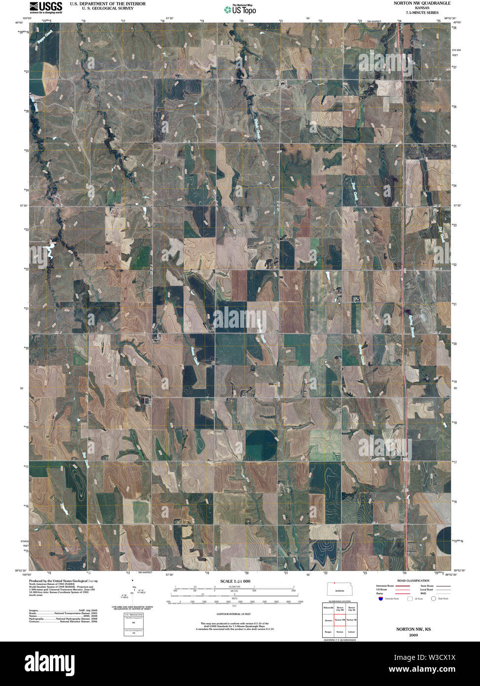 Norton kansas map hi-res stock photography and images - Alamy