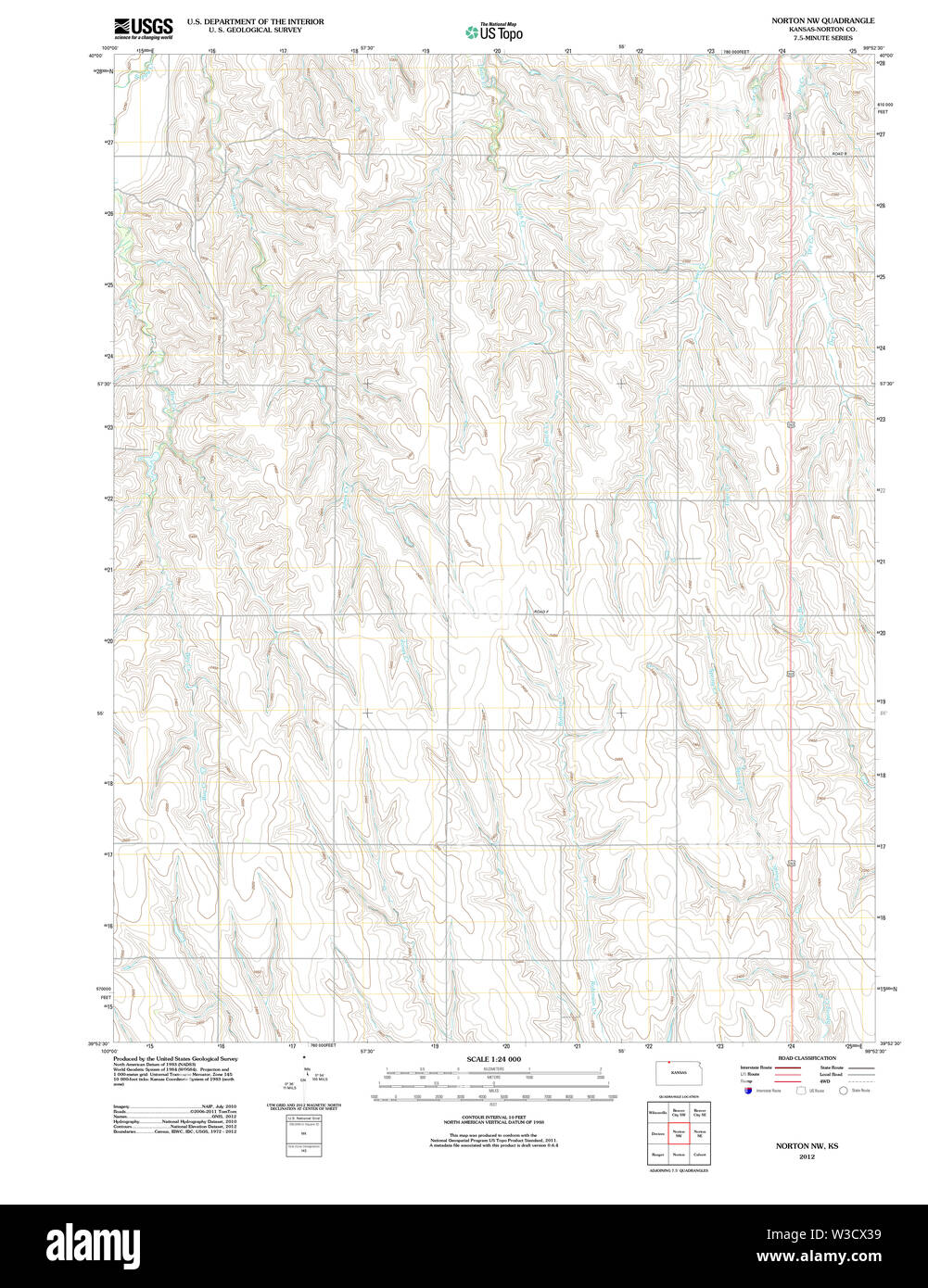 Norton kansas map hi-res stock photography and images - Alamy