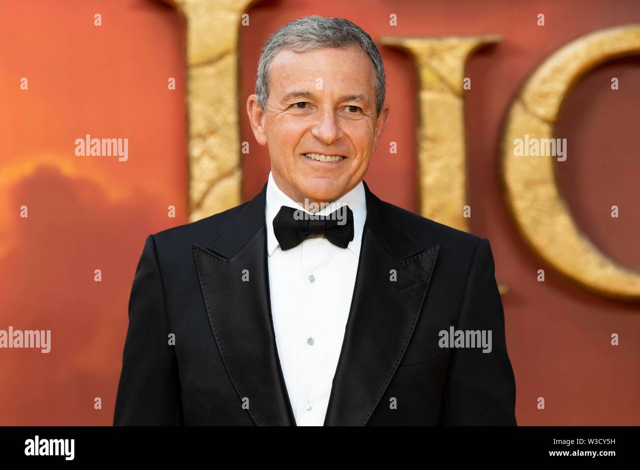 London, UK. 14th July 2019. Bob Iger attends THE KING LION European ...