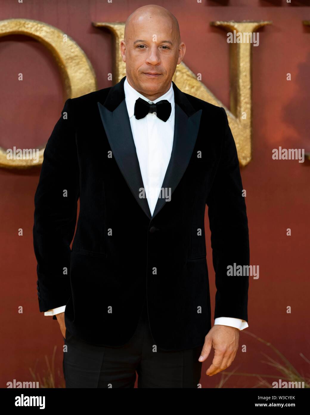 London, UK. 14th July 2019. Vin Diesel attends THE KING LION European ...