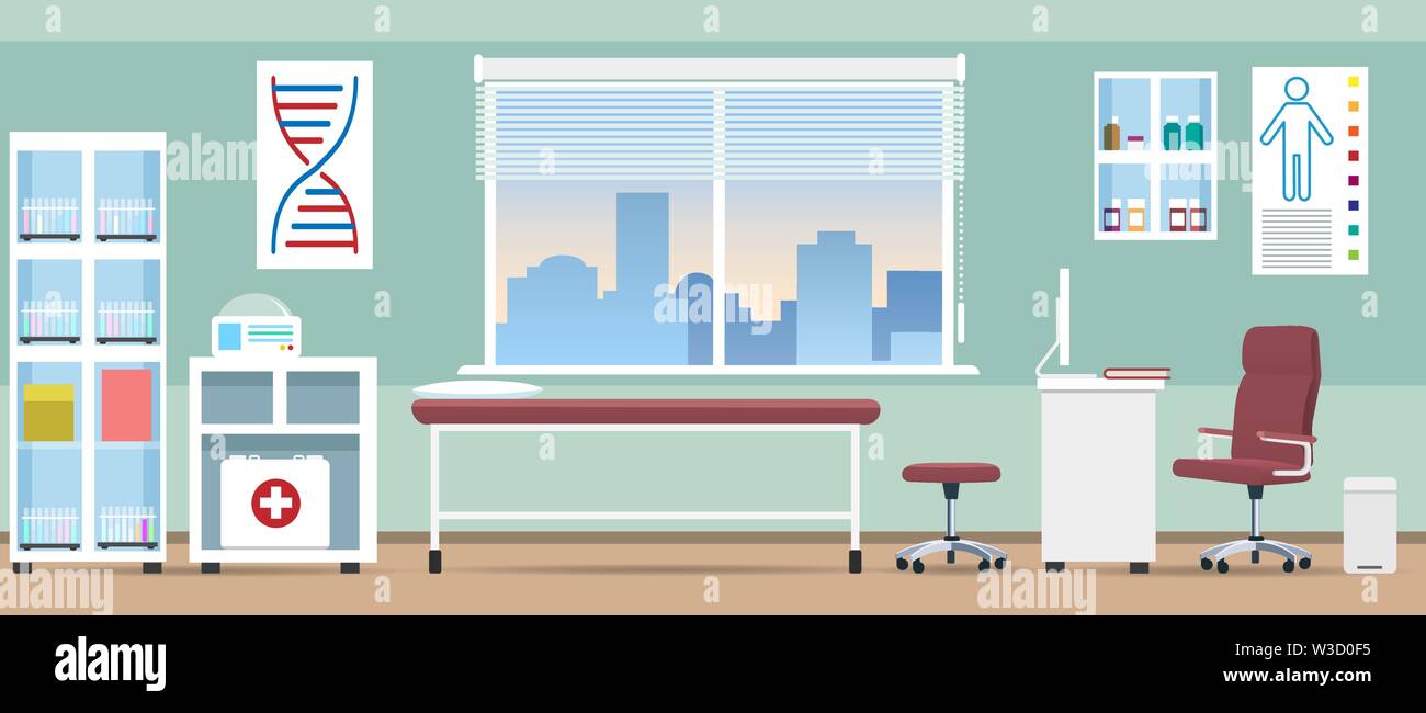 Doctor office room Stock Vector Image & Art - Alamy