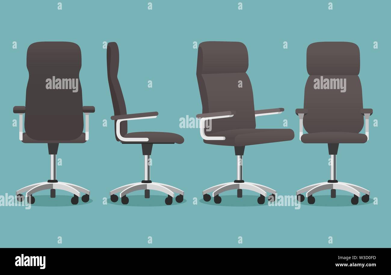 Green office desktop white Stock Vector Images - Alamy