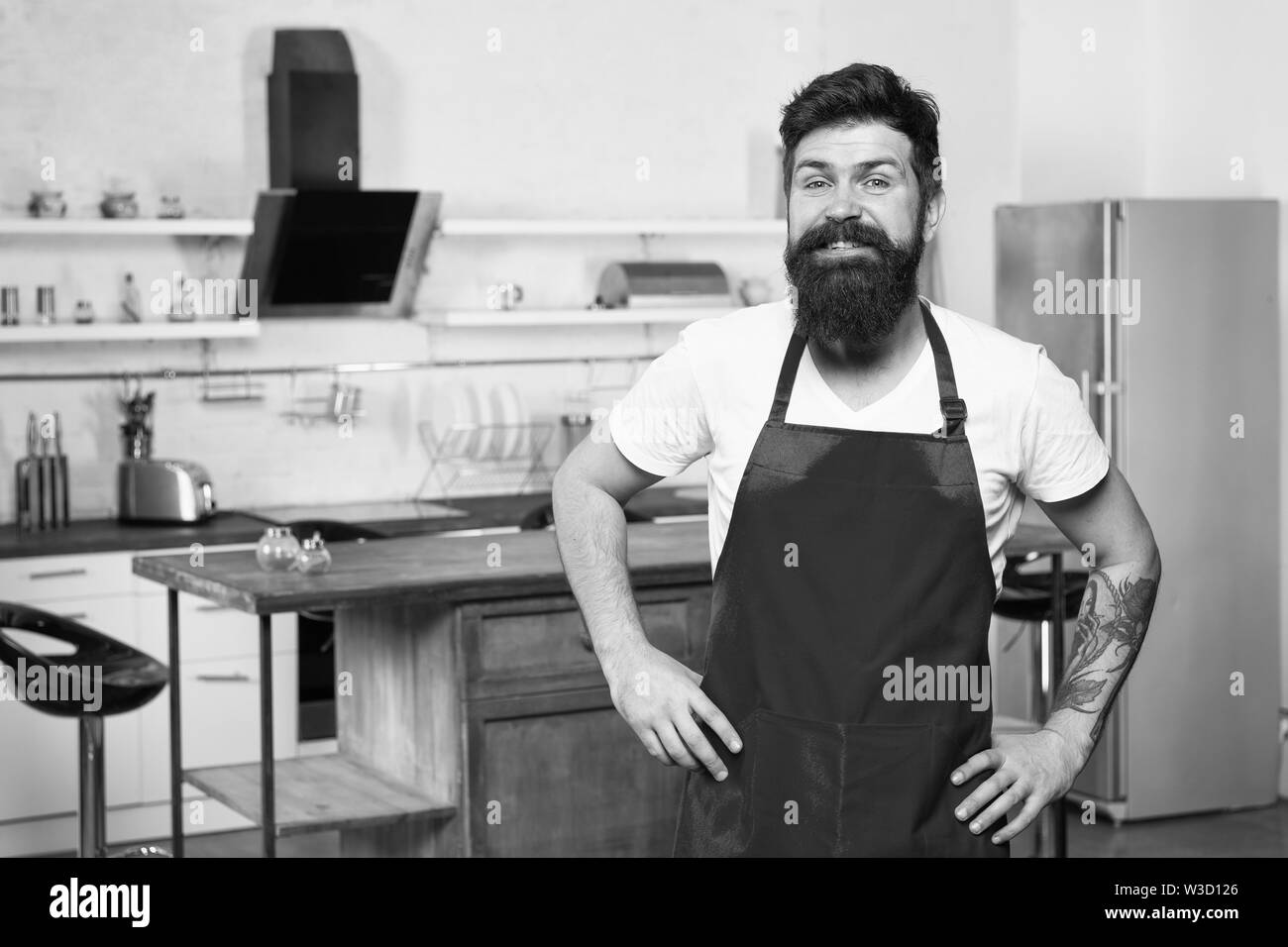 Restaurant red interior Black and White Stock Photos & Images - Alamy