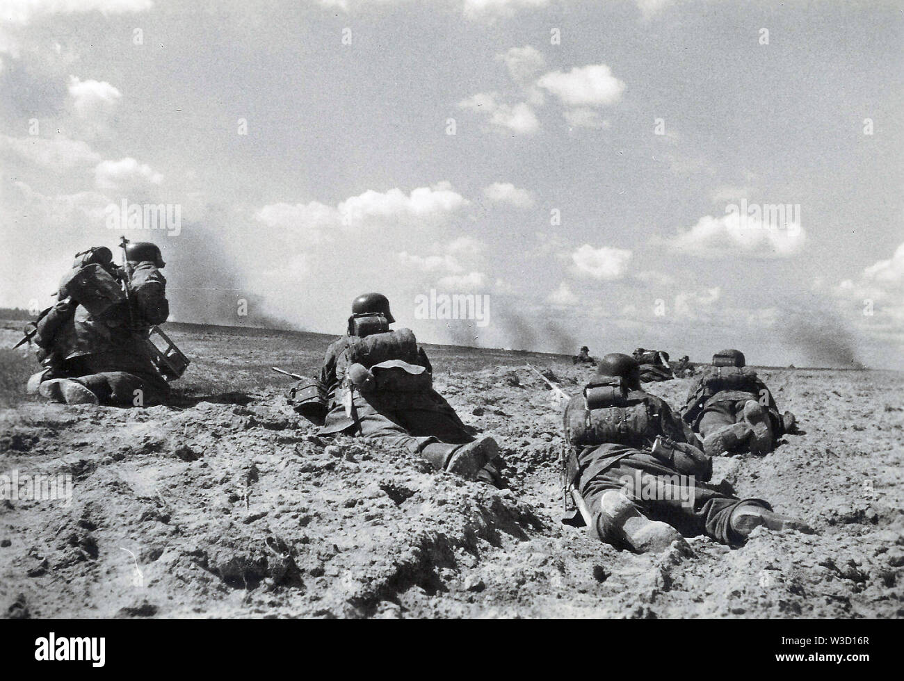 Soldiers Waffen Ss On Eastern High Resolution Stock Photography and ...