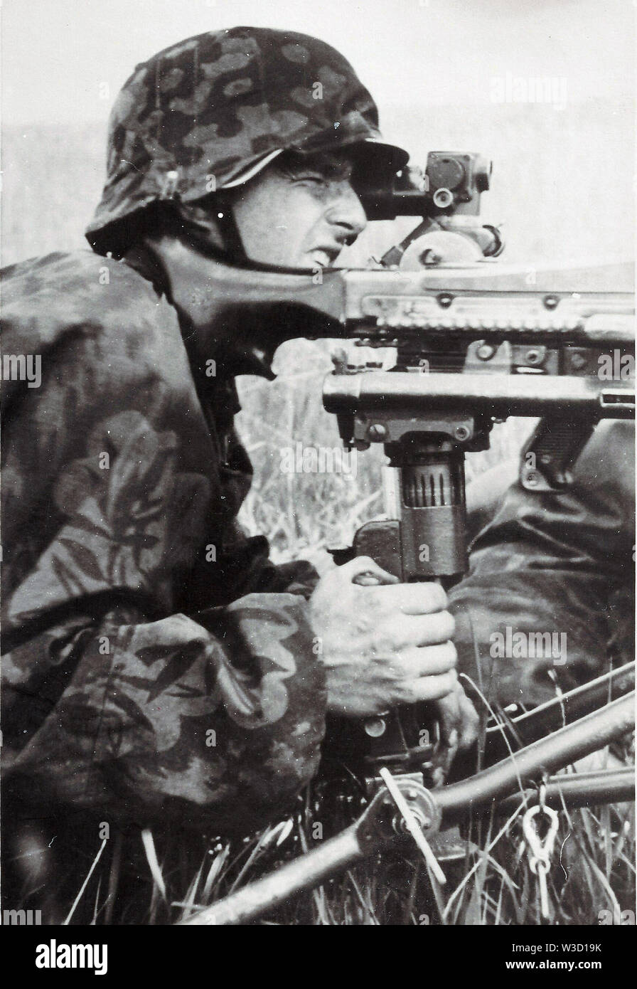 Waffen Ss In Camouflage Smock High Resolution Stock Photography and ...