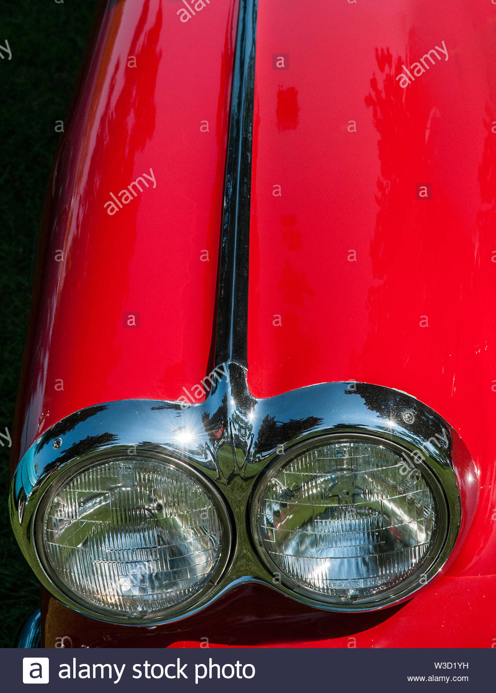 Car With Headlights High Resolution Stock Photography and Images - Alamy