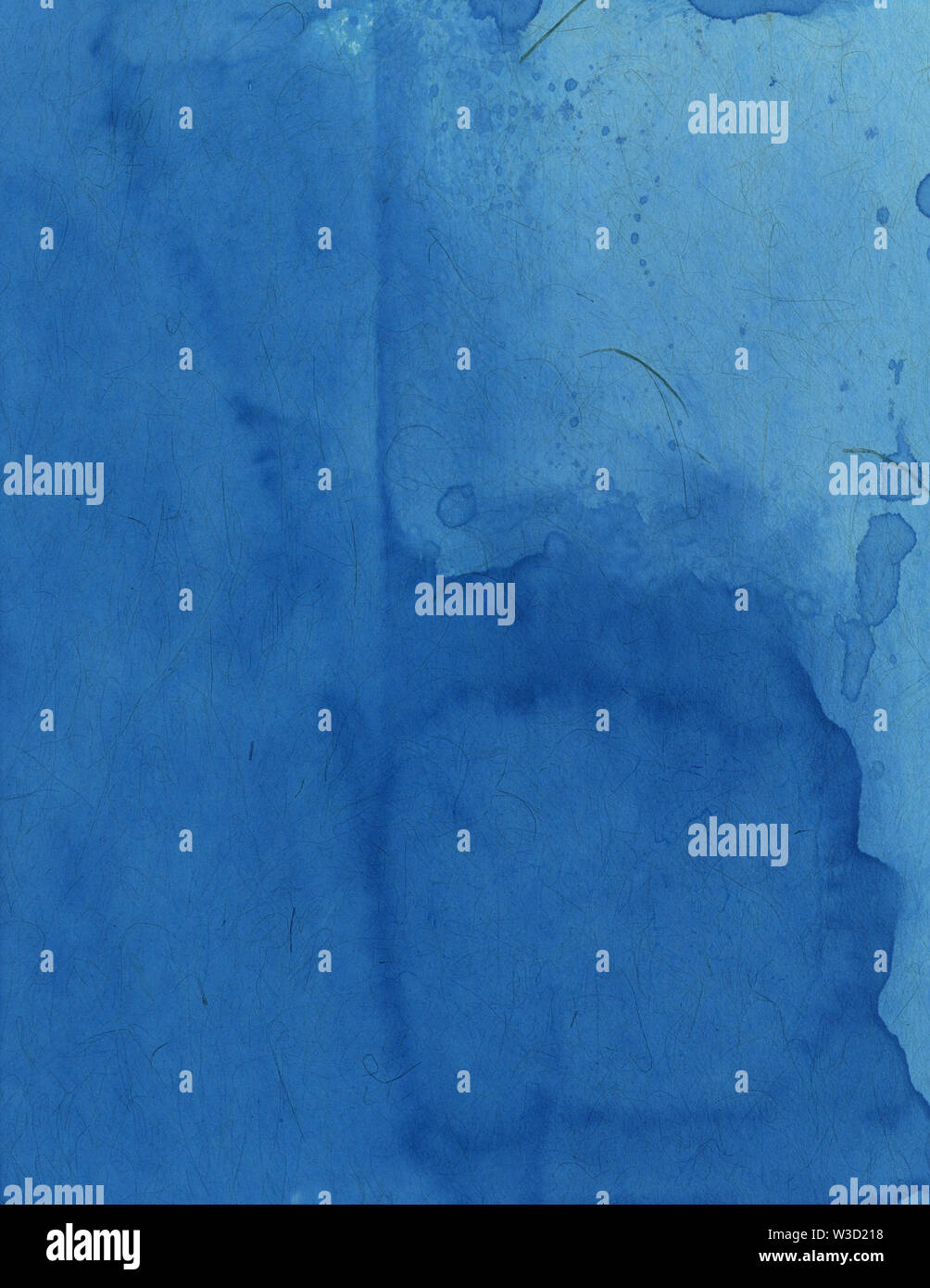 Blue stain ink blotch artwork background. Minimalist abstract artwork ...