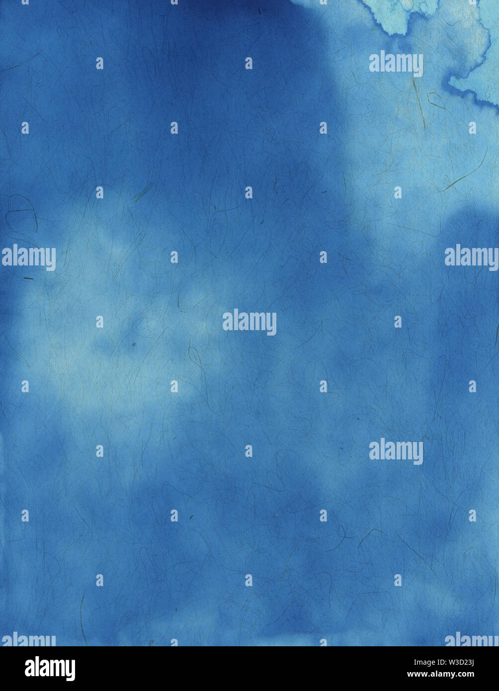 Blue stain ink blotch artwork background. Minimalist abstract artwork ...