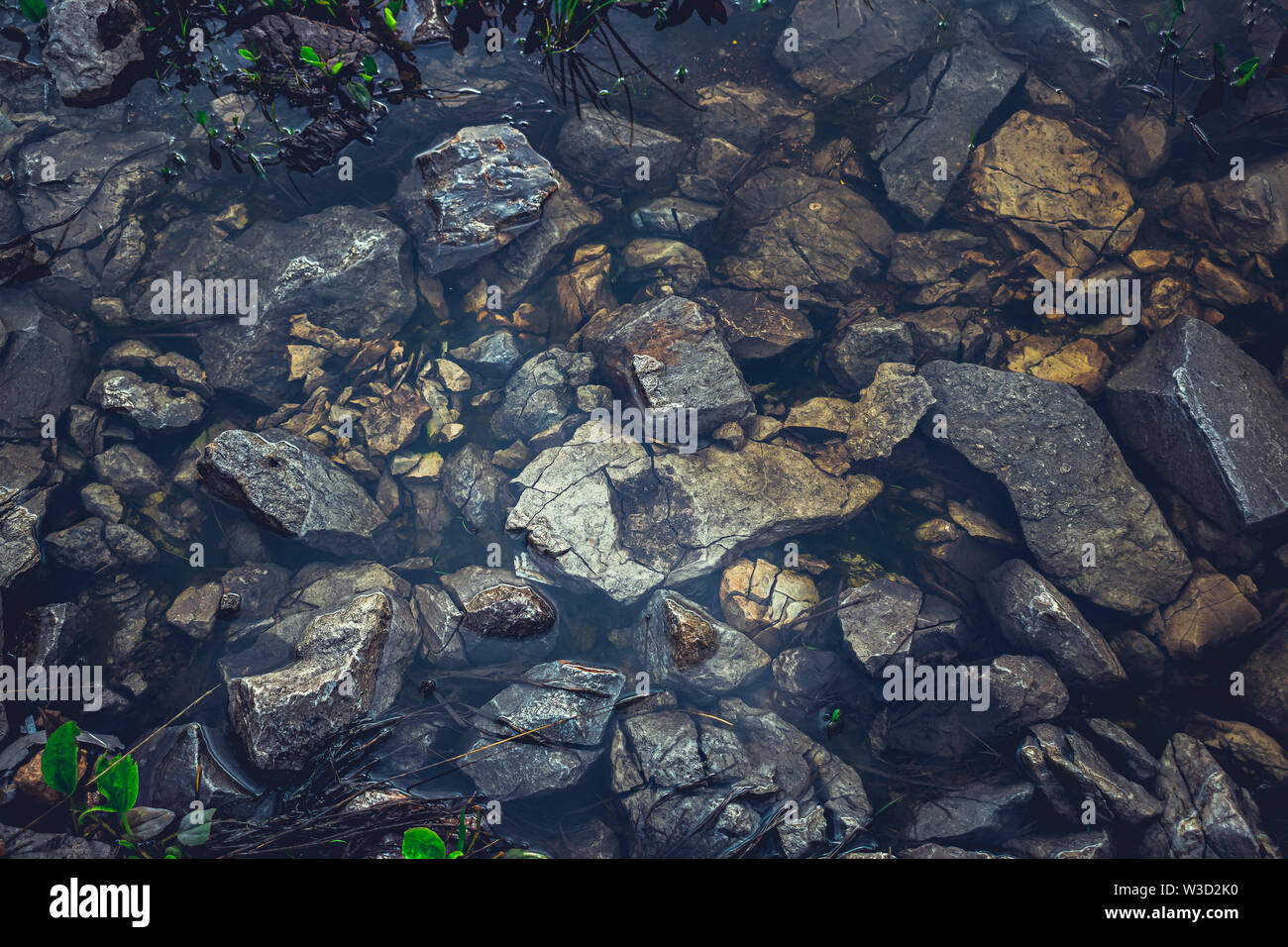 Rocks and water Stock Photo - Alamy