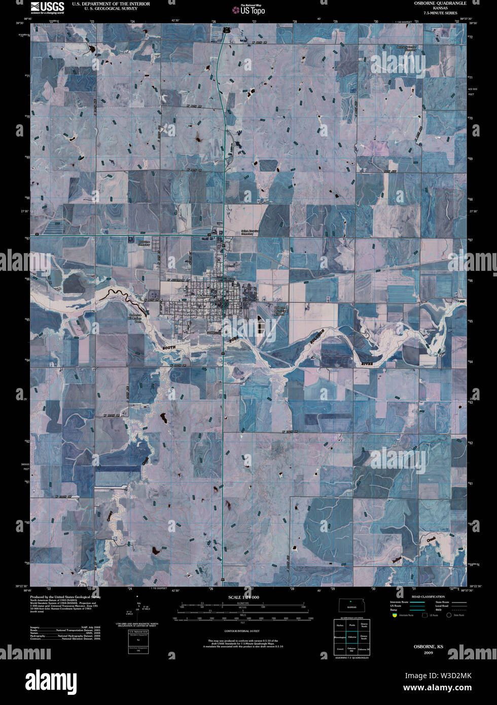 Map of osborne hi-res stock photography and images - Alamy