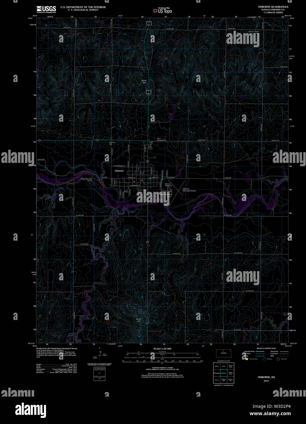 Map of osborne hi-res stock photography and images - Alamy