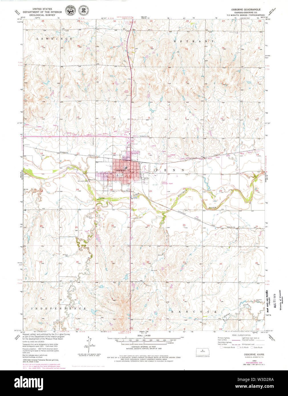 Map of osborne hi-res stock photography and images - Alamy