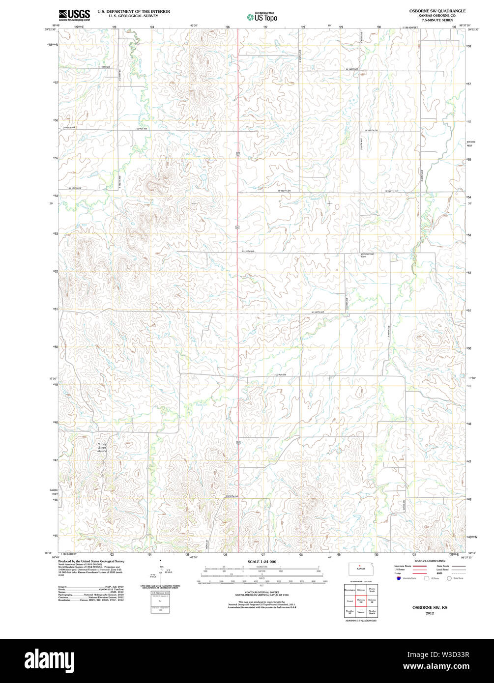 Map of osborne hi-res stock photography and images - Alamy