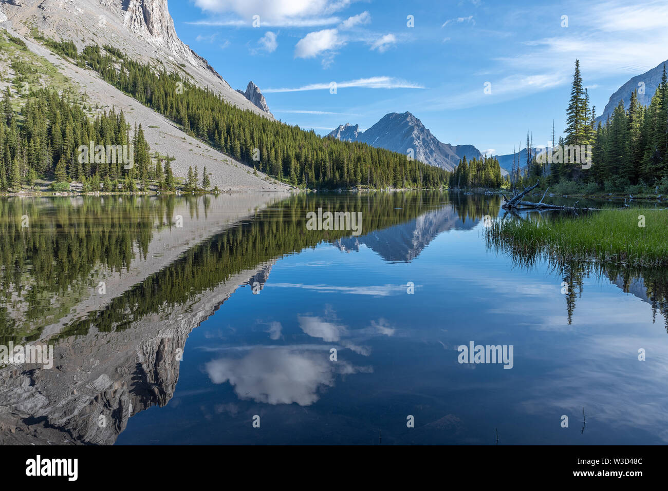 Elbow Pass and Elbow Lake in Peter Lougheed Provincial Park, Alberta ...