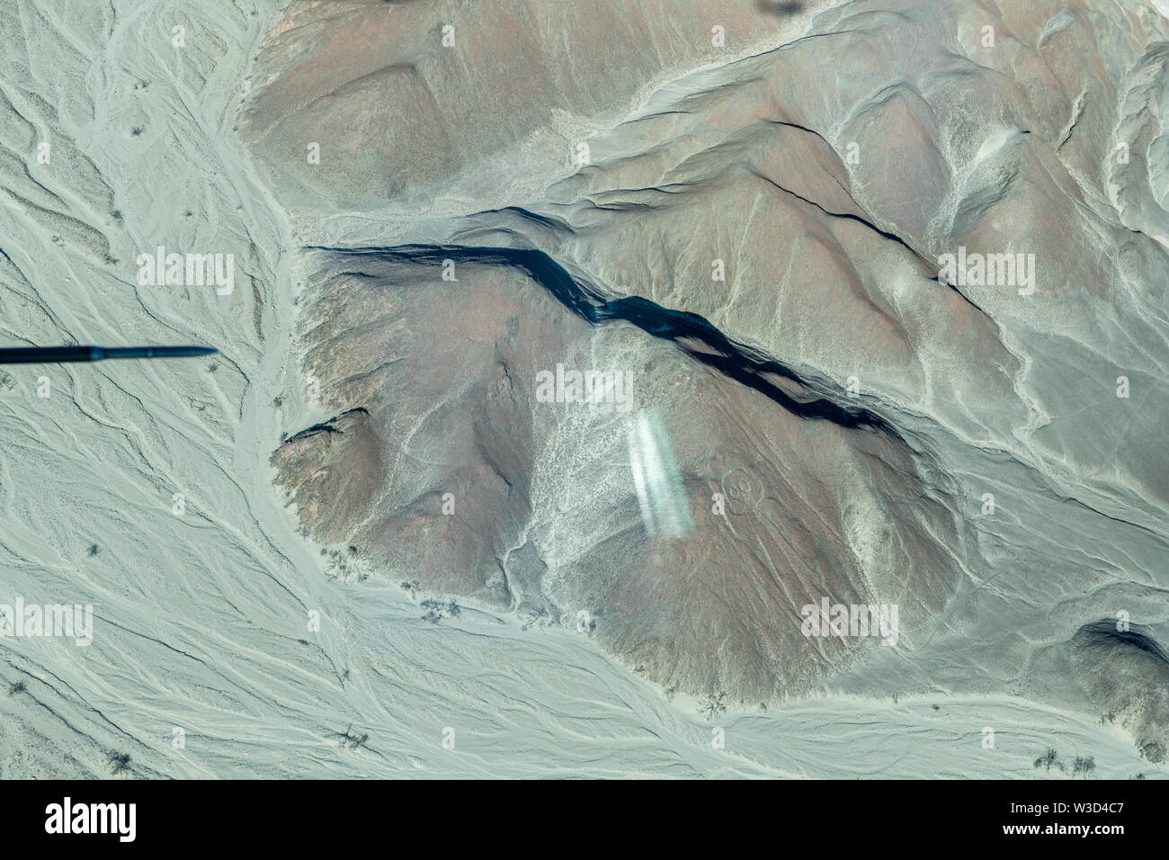 Astronaut (Alien) image at Nazca Lines in Peru Stock Photo - Alamy