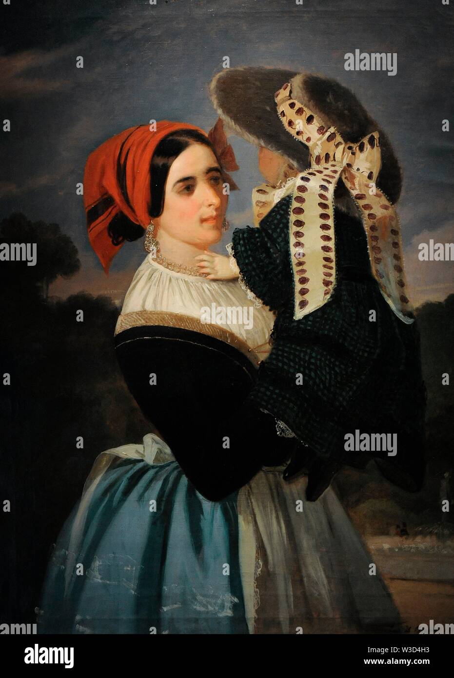Valeriano Domínguez Bécquer (1833-1870). Pintor español. Nodriza ...