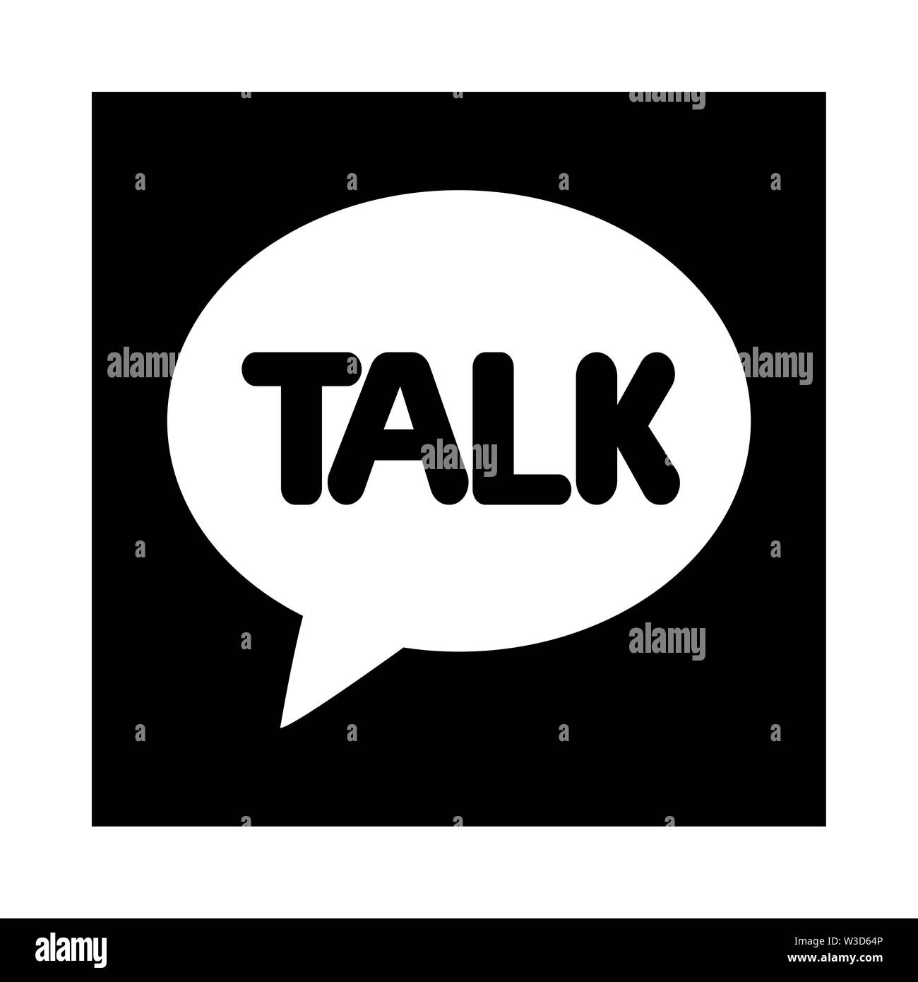 talk chat messenger icon or logo illustration for website. Perfect use ...