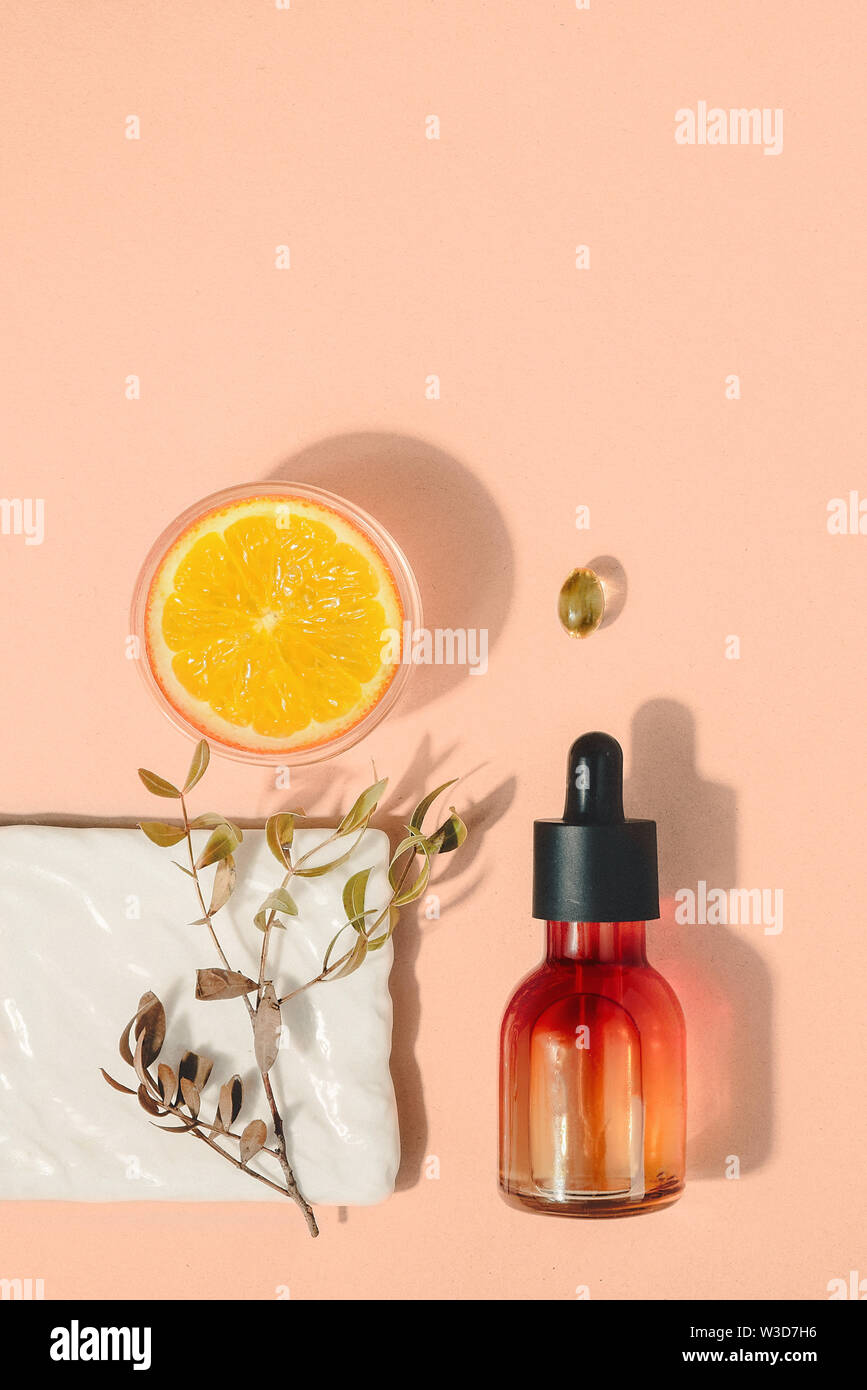 Natural cosmetic concept. Skin beauty health care concept. Bio organic ...