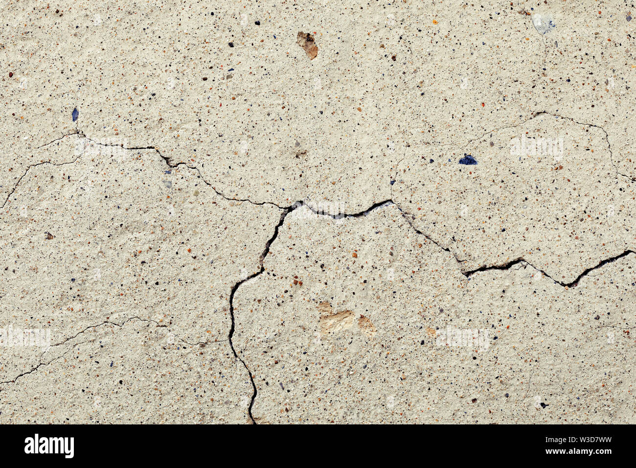 Cracked concrete broken wall gray texture background, closeup Stock ...