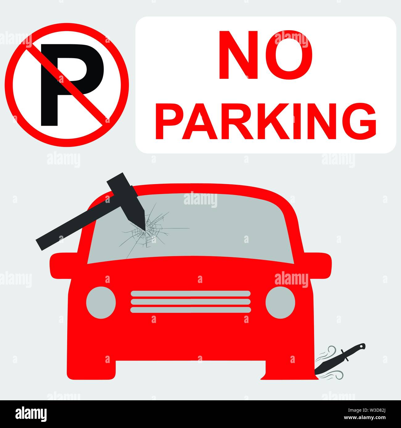 Prohibition destroyed Stock Vector Images - Alamy