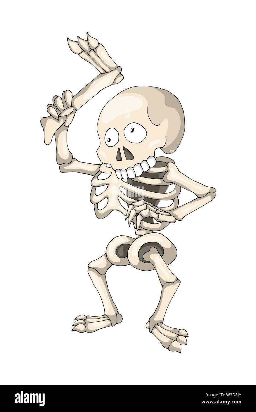 Cartoon skeleton hand hi-res stock photography and images - Alamy
