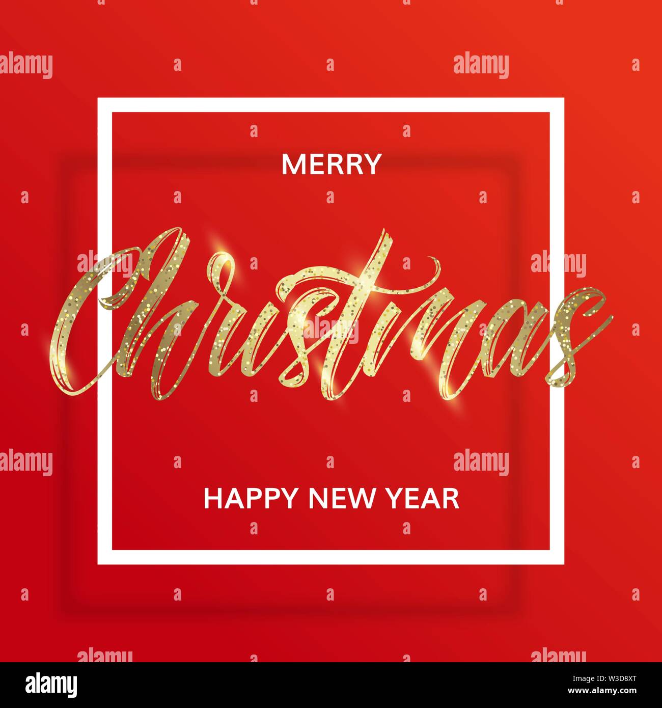 Golden text on red Stock Vector Images - Alamy